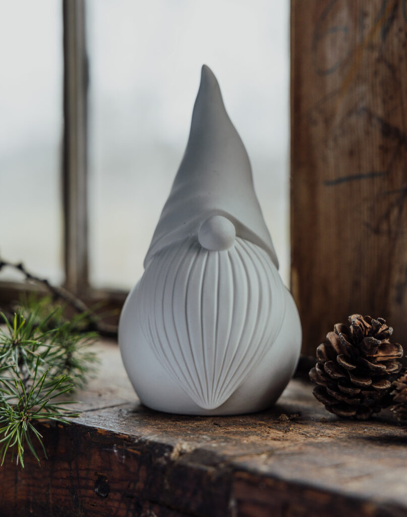 Tomte Stig Vit H 16 cm - Lilla Lager